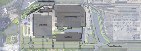 FCA Mack Detroit Assembly Rendering